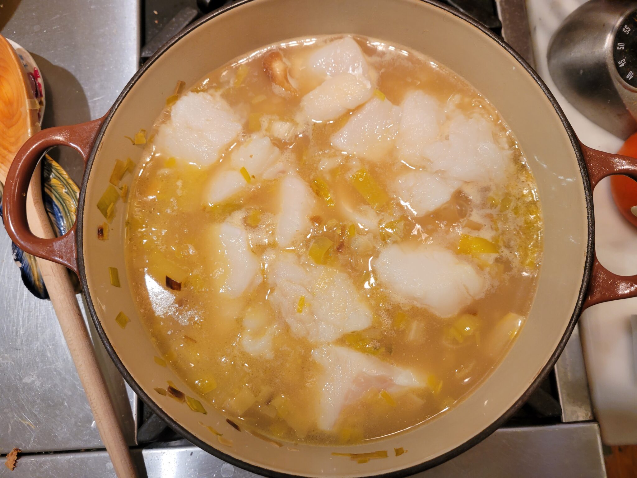 A winter-bashing Nordic cod chowder with fennel and dill | BLUE HARE ...